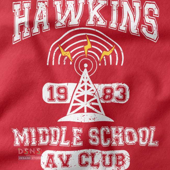 Buy Sweatshirt Stranger Things Hawkins AV Club