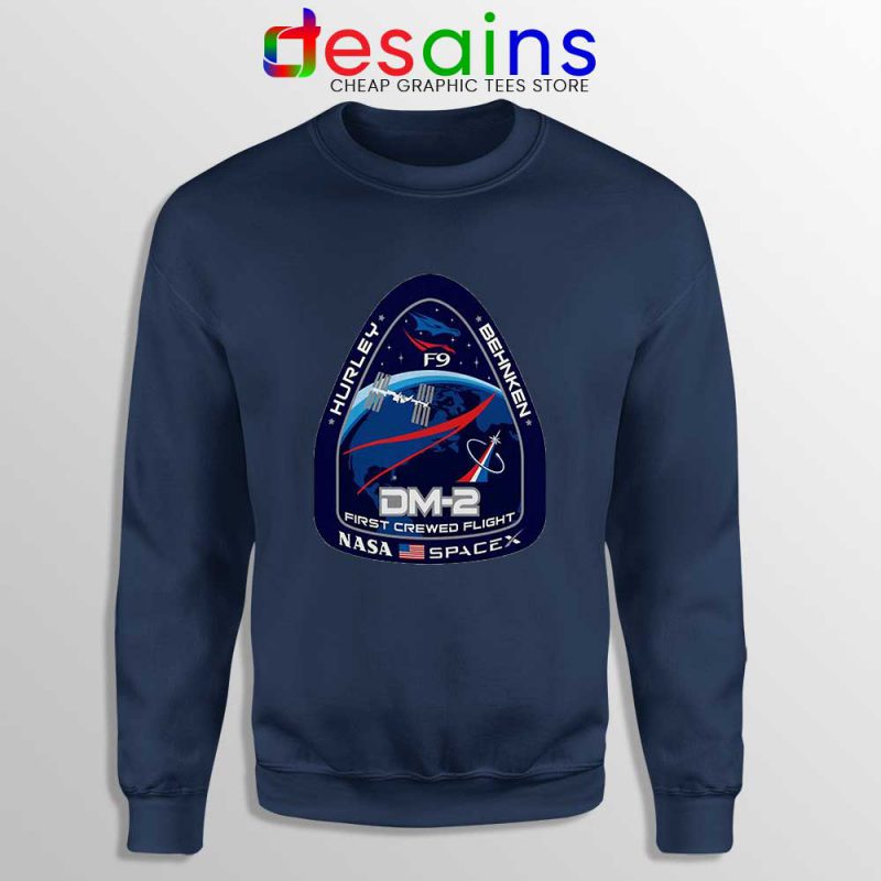 Crew Dragon Demo Fight Sweatshirt SpaceX Dragon 2 Sweaters S-3XL