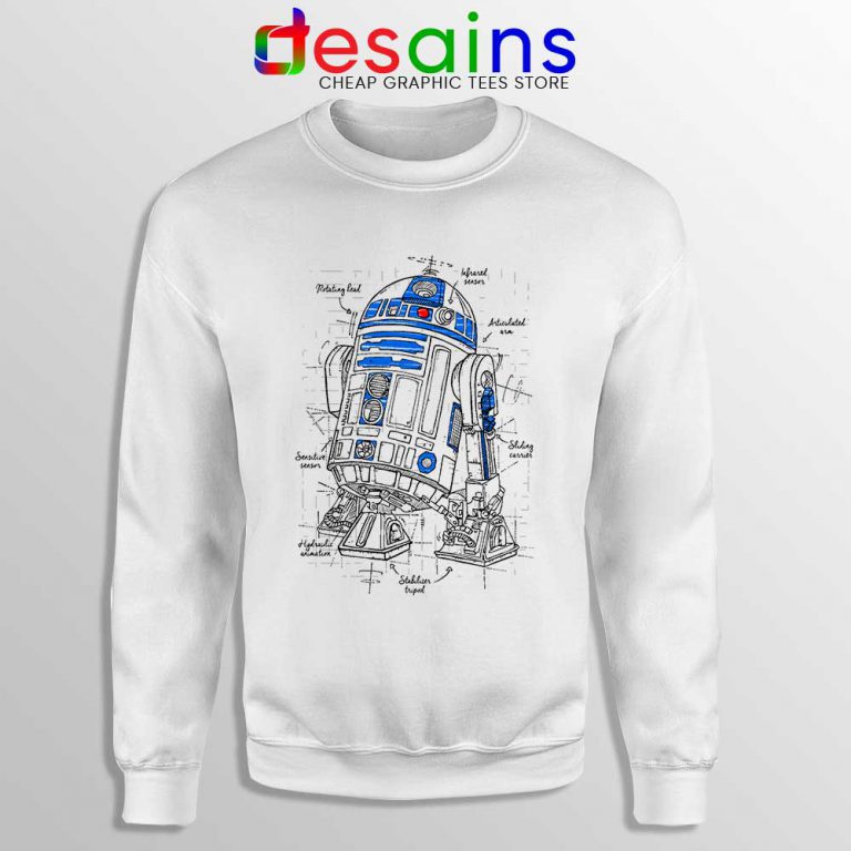 Droid Star Wars Blue Sweatshirt Astromech Droid BB-8