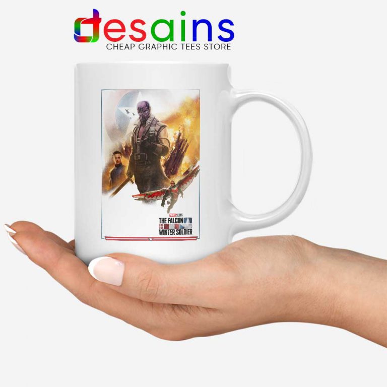 Buy The Falcon and Winter Soldier Mug Disney+ TV series - Desains.com