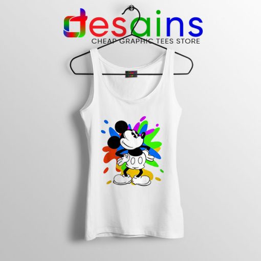 Mickey Mouse On Disney Art Tank Top Cartoon - Desains.com