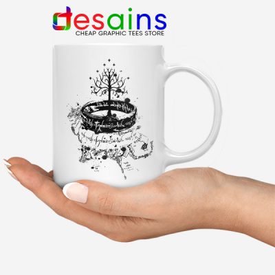 Tree of Gondor Middle Earth Mug Shadow of Mordor - Desains.com