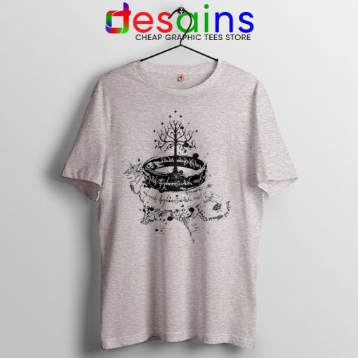 Tree of Gondor Middle Earth T Shirt Shadow of Mordor - Desains.com