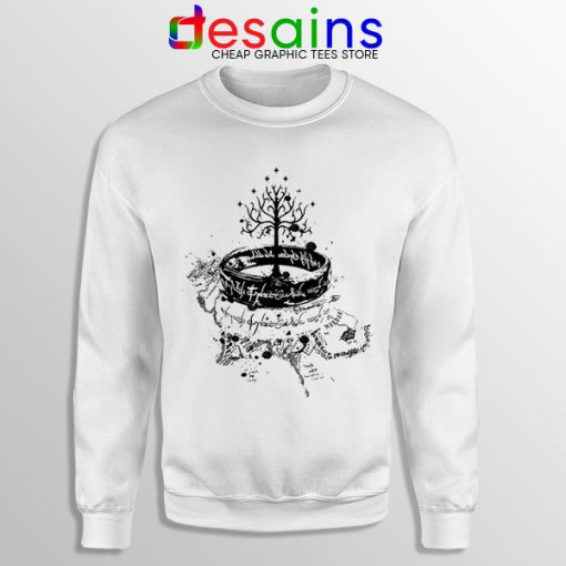 Tree of Gondor Middle Earth Sweatshirt Shadow of Mordor - Desains.com
